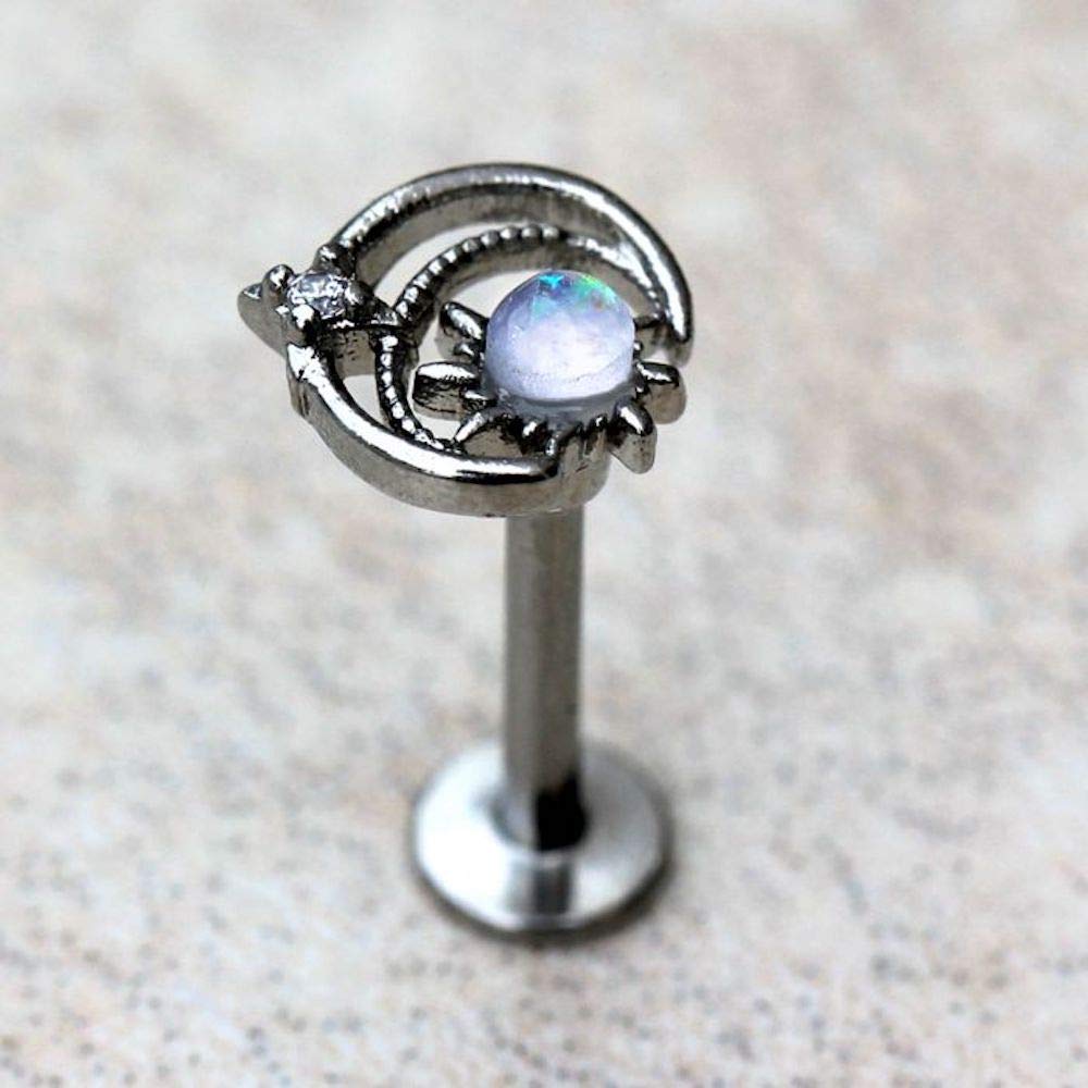 Covet Jewelry Stainless Steel Galaxy Labret