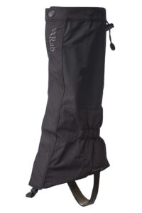 rab women's trek waterproof gaiter for hiking and moutaineering - black - medium