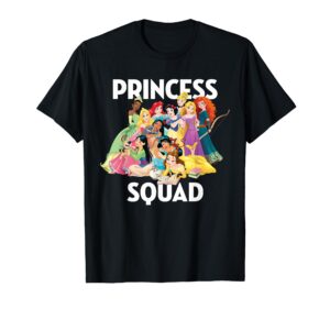 disney princess squad group t-shirt