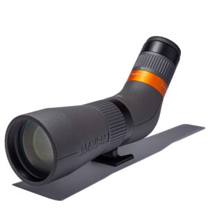 maven cs.1 15-45x65mm spotting scope gray/orange ed lens (angled)