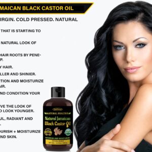 Jamaican Black Castor Oil (10.15 fl oz) - 100% Pure for Hair, Eyelash & Eyebrow Growth, Hair Loss Prevention Serum