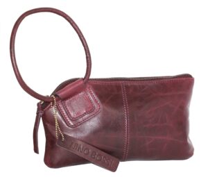 nino bossi handbags remi clutch (burgundy)