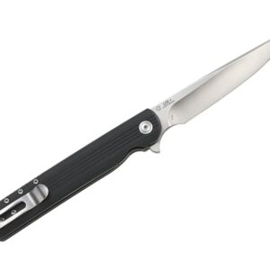 CRKT LCK + Large Folding Pocket Knife: Folder with Liner Lock, Plain Edge Drop Point Blade, Reinforced Nylon Handle with Pocket Clip 3810