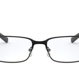 A|X ARMANI EXCHANGE Men's AX1042 Rectangular Prescription Eyewear Frames, Matte Black/Demo Lens, 56 mm