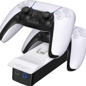 Venom PS5 Controller Twin Docking Station - White