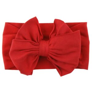 RuffleButts® Girls Red Big Bow Headband - One Size