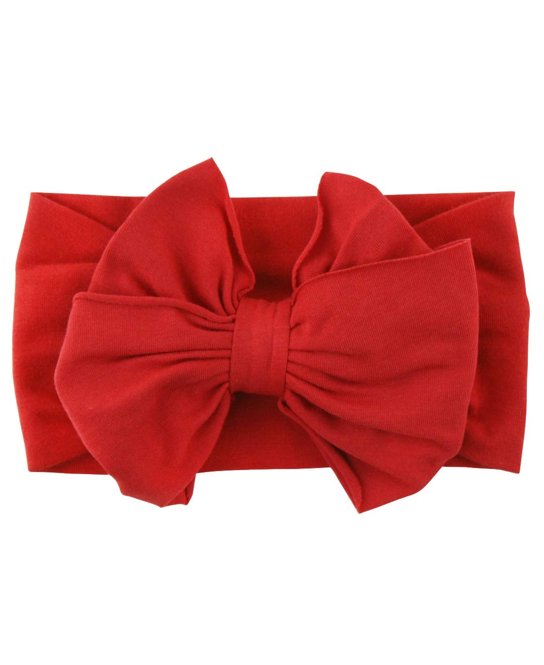 RuffleButts® Girls Red Big Bow Headband - One Size