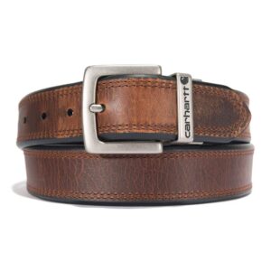 carhartt men's a0005500 reversible belt - 38w - brown/black