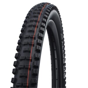 schwalbe - big betty downhill and enduro tubeless folding bike tire | 27.5 x 2.6 | evolution line, addix soft, super gravity | black