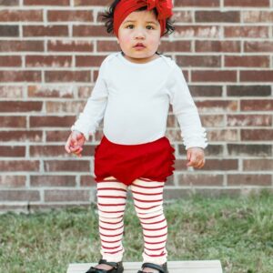 RuffleButts® Girls Red Big Bow Headband - One Size