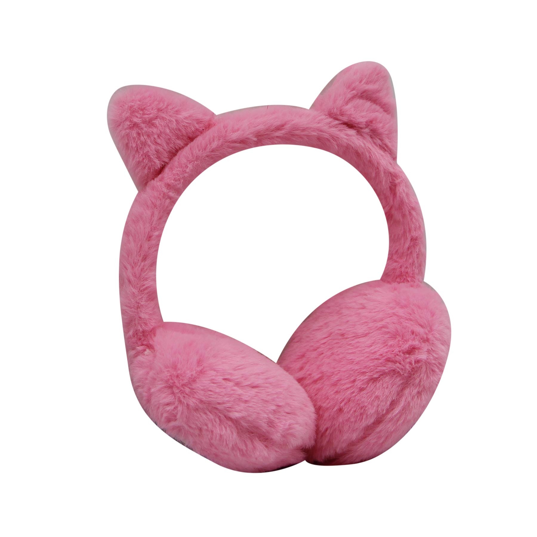 Suillty Sequins Heart Shape Winter Ear muffs Warmer Faux Fur Adjustable Earmuffs for Women Girls