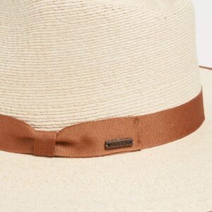 Brixton womens Jo Straw Rancher Fedora, Natural, Medium US