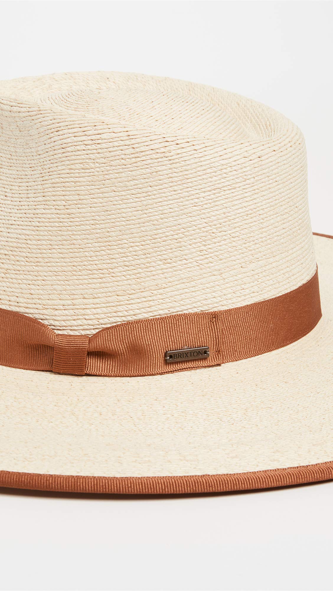 Brixton womens Jo Straw Rancher Fedora, Natural, Medium US