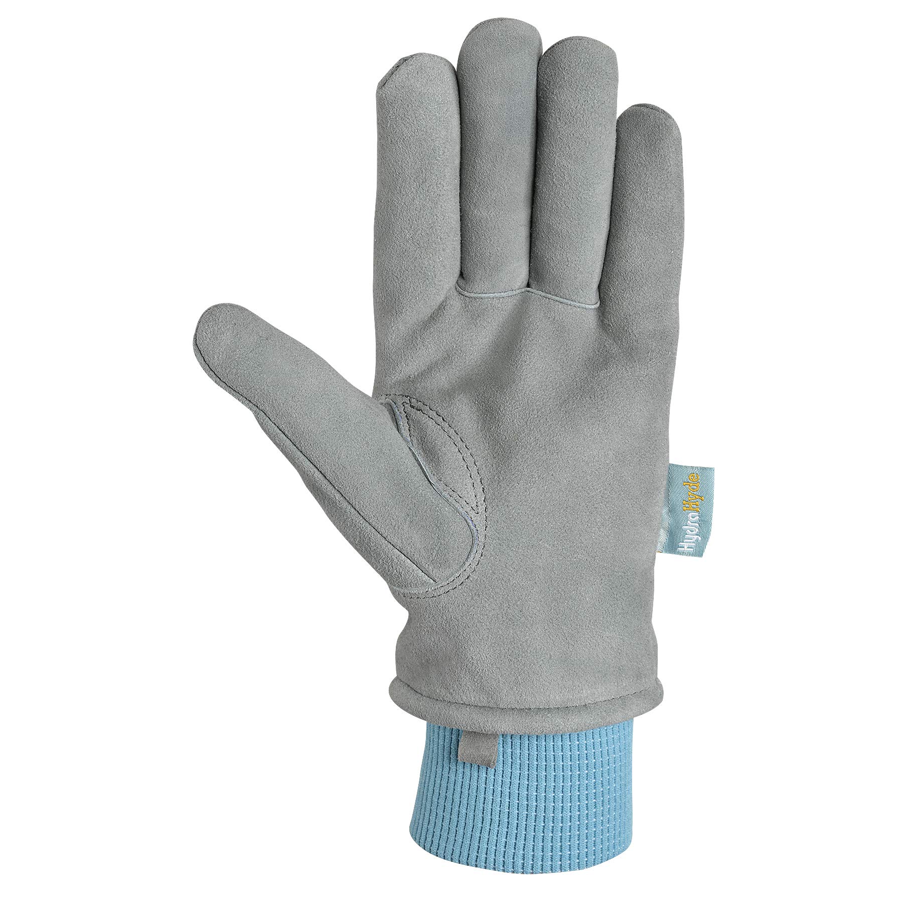 Wells Lamont Women's Winter HydraHyde Water-Resistant Warm Leather Gloves, Medium 1083M, Gray