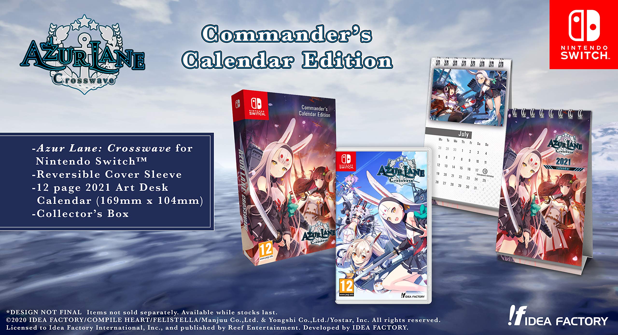 Azur Lane: Crosswave- Commanders Calendar Edition - Nintendo Switch