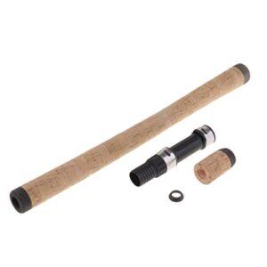 loveindiy 1set diy cork fishing rod handle reel seat repair composite rod grip