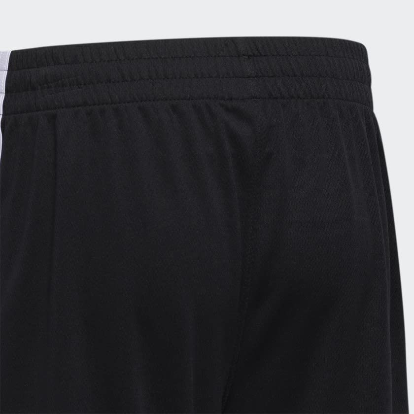 adidas Boys Classic 3-Stripes Shorts (Black, Medium)