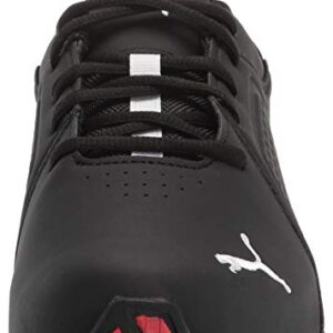 PUMA Men's VIZ RUNNER WIDE Sneaker, Puma Black-Puma White, 9.5