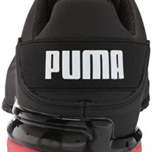 PUMA Men's VIZ RUNNER WIDE Sneaker, Puma Black-Puma White, 9.5