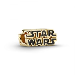 pandora star wars, shining 3d logo charm