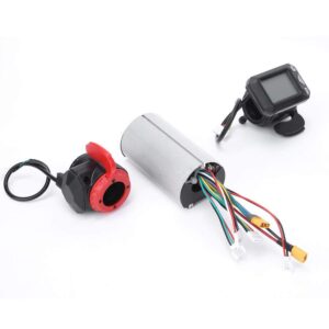 life Motor Brushless Controller Kit,Carbon Fiber Electric Controller with LCD Display Panel for Electric Bike Scooter(Controller + Throttle + Brake)