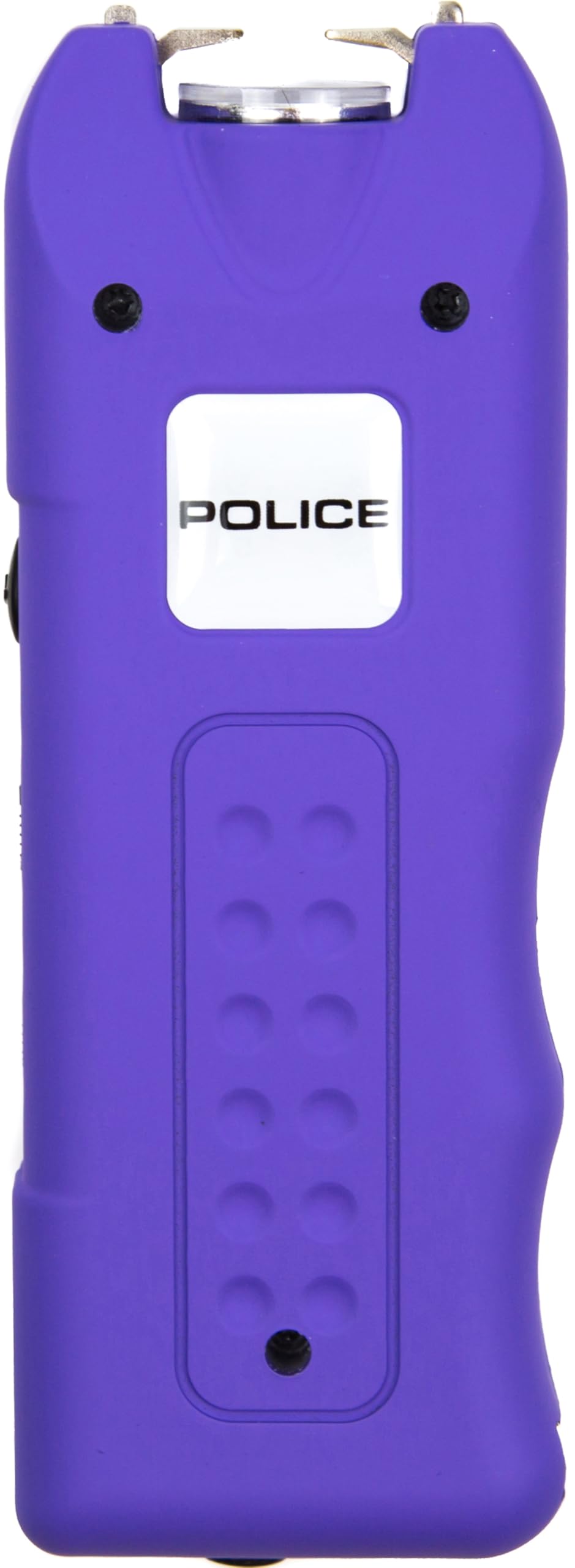 POLICE 628 Stun Gun with LED Flashlight and Siren Alarm, Purple