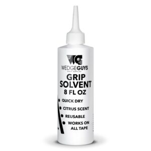 wedge guys professional golf grip tape solvent for regripping golf clubs | golf grip solvent solution for easy regripping and golf club repair