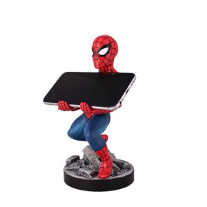 Exquisite Gaming: Marvel: The Amazing Spider-Man - Original Mobile Phone & Gaming Controller Holder, Device Stand, Cable Guys, Licensed Figure 8 Inch