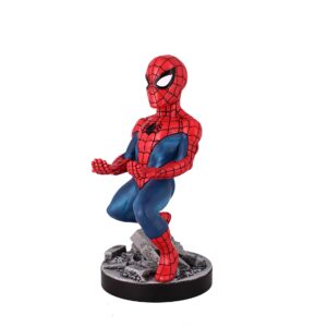 Exquisite Gaming: Marvel: The Amazing Spider-Man - Original Mobile Phone & Gaming Controller Holder, Device Stand, Cable Guys, Licensed Figure 8 Inch