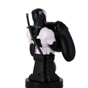 Exquisite Gaming: Deadpool Back in Black: Deadpool Venom - Original Mobile Phone & Gaming Controller Holder, Device Stand, Cable Guys, Licensed Figure