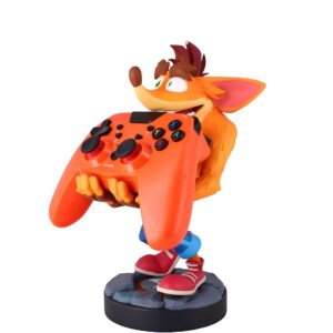 Exquisite Gaming: Crash Bandicoot 4 - Original Mobile Phone & Gaming Controller Holder, Device Stand, Cable Guys, Licensed Figure