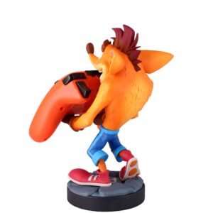 Exquisite Gaming: Crash Bandicoot 4 - Original Mobile Phone & Gaming Controller Holder, Device Stand, Cable Guys, Licensed Figure