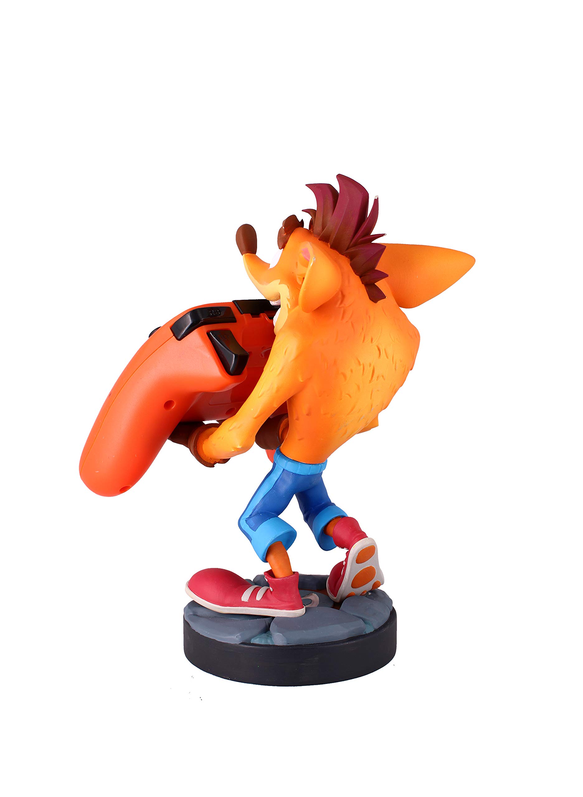 Exquisite Gaming: Crash Bandicoot 4 - Original Mobile Phone & Gaming Controller Holder, Device Stand, Cable Guys, Licensed Figure