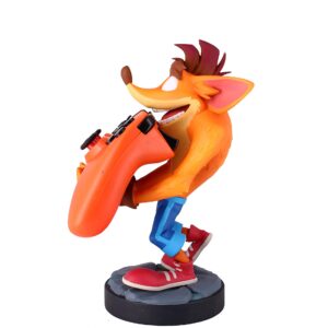 Exquisite Gaming: Crash Bandicoot 4 - Original Mobile Phone & Gaming Controller Holder, Device Stand, Cable Guys, Licensed Figure