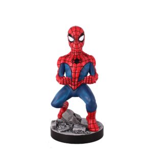 Exquisite Gaming: Marvel: The Amazing Spider-Man - Original Mobile Phone & Gaming Controller Holder, Device Stand, Cable Guys, Licensed Figure 8 Inch