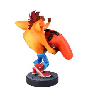 Exquisite Gaming: Crash Bandicoot 4 - Original Mobile Phone & Gaming Controller Holder, Device Stand, Cable Guys, Licensed Figure