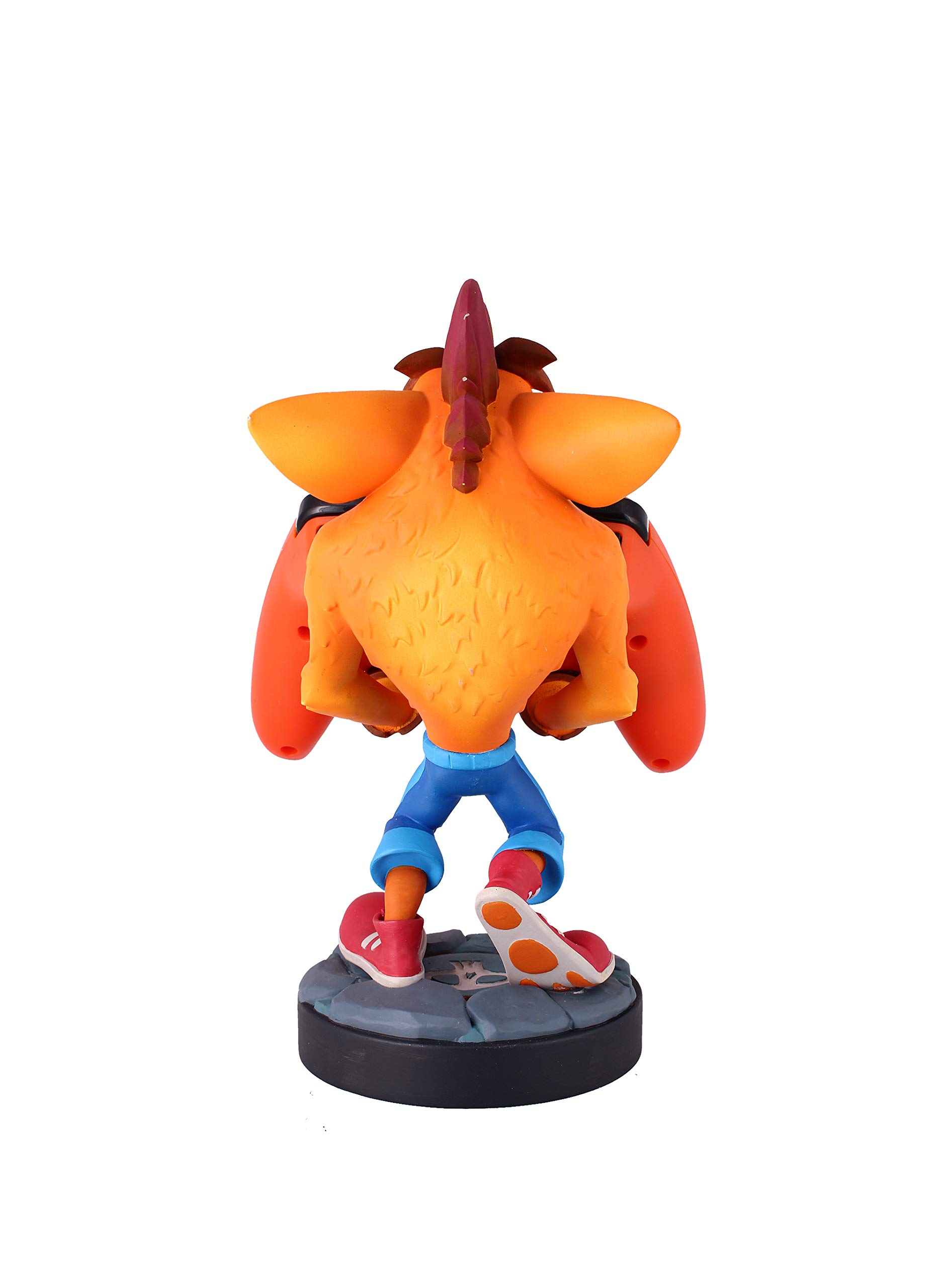 Exquisite Gaming: Crash Bandicoot 4 - Original Mobile Phone & Gaming Controller Holder, Device Stand, Cable Guys, Licensed Figure