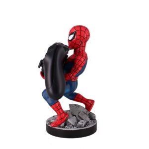 Exquisite Gaming: Marvel: The Amazing Spider-Man - Original Mobile Phone & Gaming Controller Holder, Device Stand, Cable Guys, Licensed Figure 8 Inch