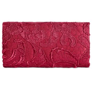 Giani Bernini Wine Lace Clutch