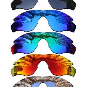 Vonxyz Set of 5 Lenses Replacement for Oakley M2 Frame Sunglass Combo Pack