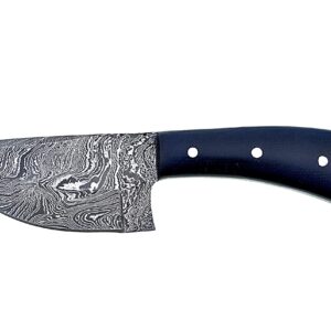 Smart & Sharp Custom Handmade Damascus Steel Hunting Knife/Skinning Knife SS-17333,34 and 35 (Black Micarta)