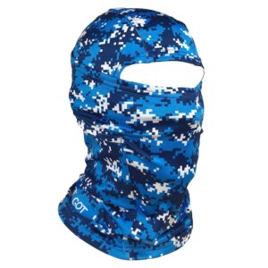 got sports upf 50+ balaclava face mask - sun protection hood balaclava for men women - motorcycle sheisty mask for fishing (pixel blue camo)