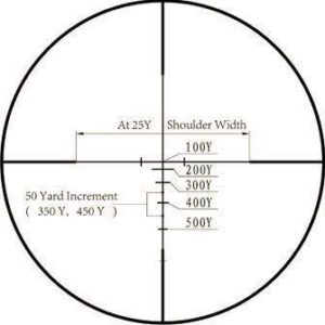 Monstrum 3-9x32 Rifle Scope with Rangefinder Reticle | ZR250 H-Series Offset Scope Mount | Monstrum Flip Up Lens Cover Set | Bundle