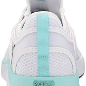 Puma Girls Softride Sophia Sneaker White-Island Paradise Black, 5 Big Kid