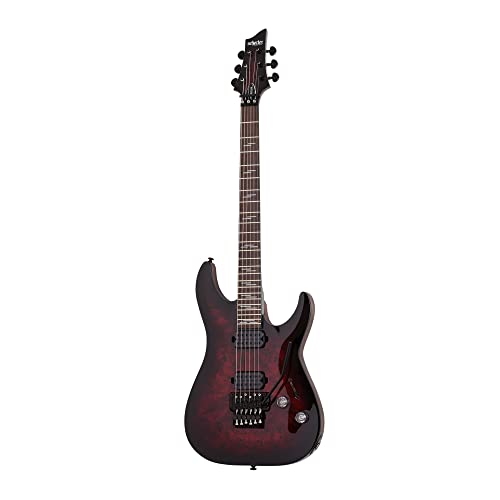 Schecter Omen Elite-6 FR Electric Guitar - Black Cherry Burst