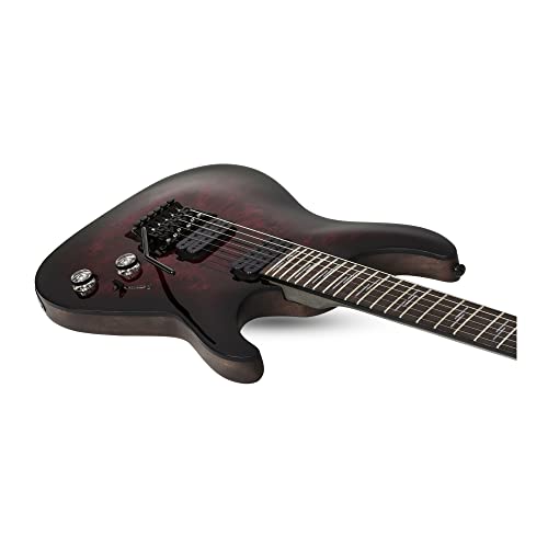 Schecter Omen Elite-6 FR Electric Guitar - Black Cherry Burst