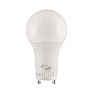 euri lighting ea19-14w1140egv, led multi-volt 120-277v a19, 14w (100w equivalent), 4000k (bright white) gu24 base, damp rated, ul & energy star, 3yr 15k hr warranty