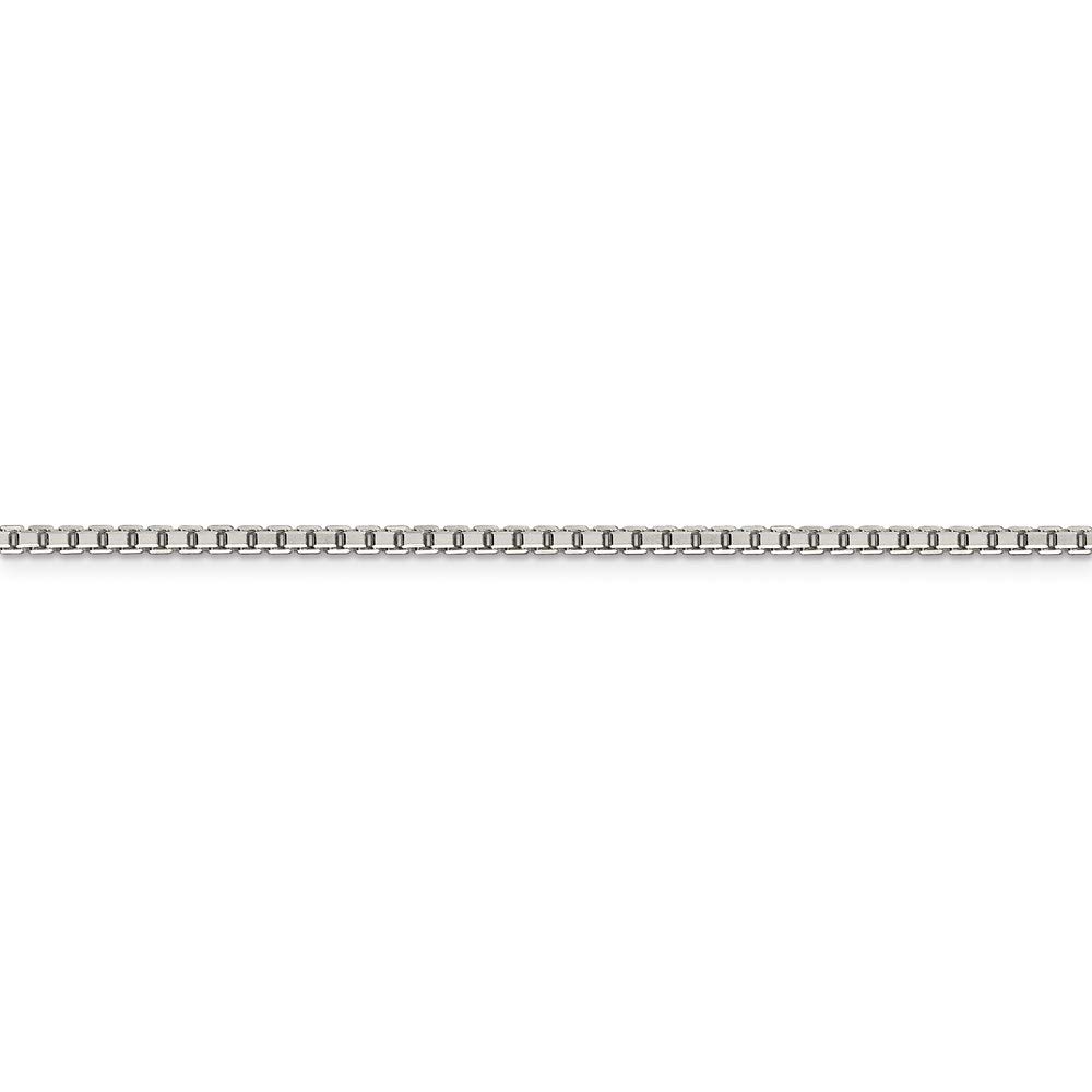 Sterling Silver 2mm 8 Sided Diamond-cut Box Chain 20in 2mm style QBR040-20