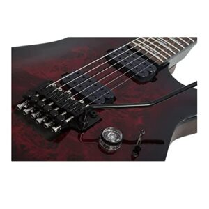 Schecter Omen Elite-6 FR Electric Guitar - Black Cherry Burst