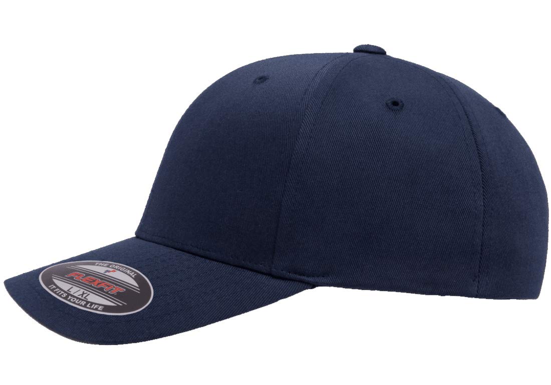 Plymouth Prowler Exotic Car Classic Outline Design Flexfit 6277 Athletic Baseball Fitted Hat Cap Navy L/XL